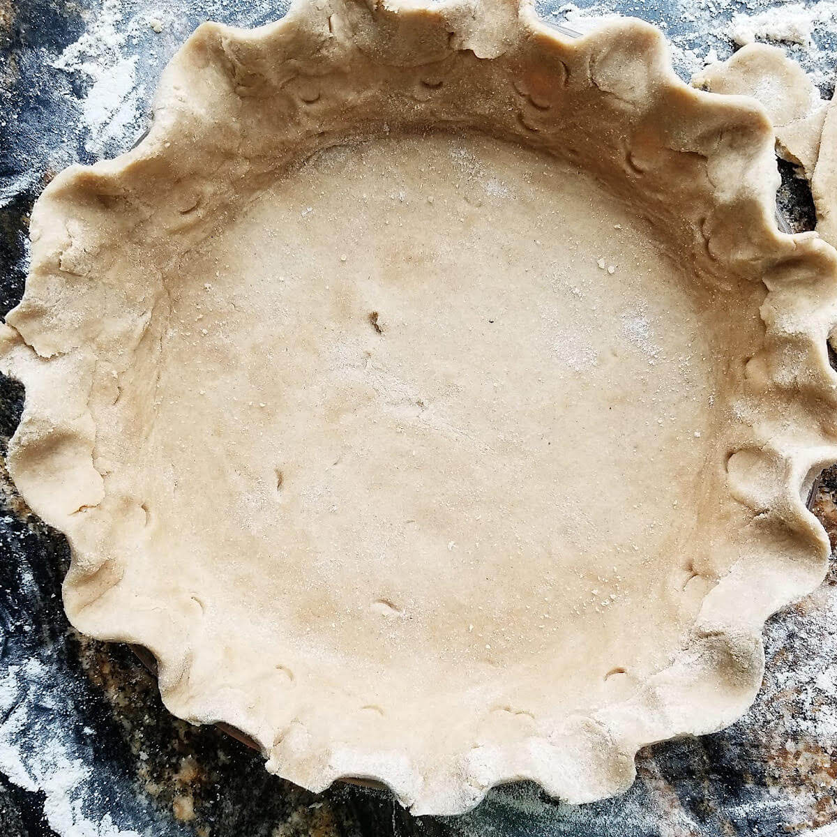 Healthier Pie Crust with Wheat Flour - The Hint of Rosemary