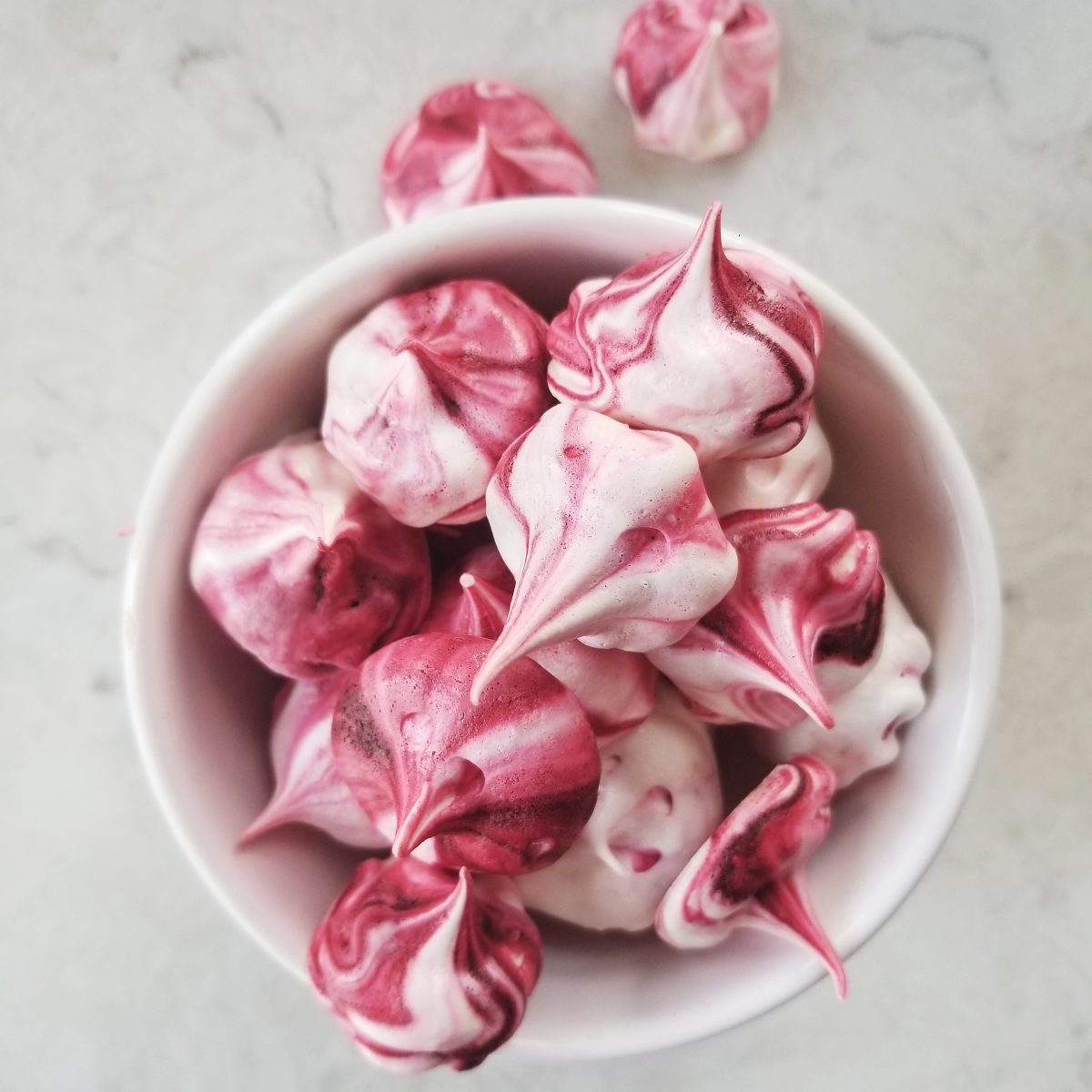 Pink Meringue Cookies no Cream of Tartar - The Hint of Rosemary