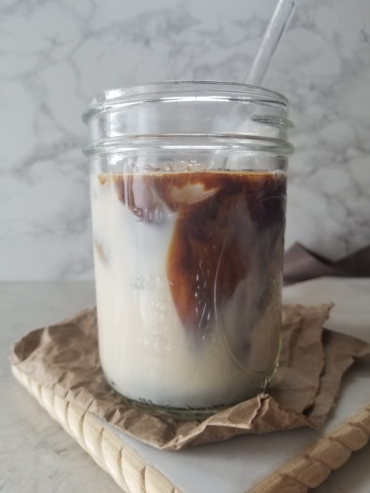 Iced Maple Syrup Latte - The Hint of Rosemary