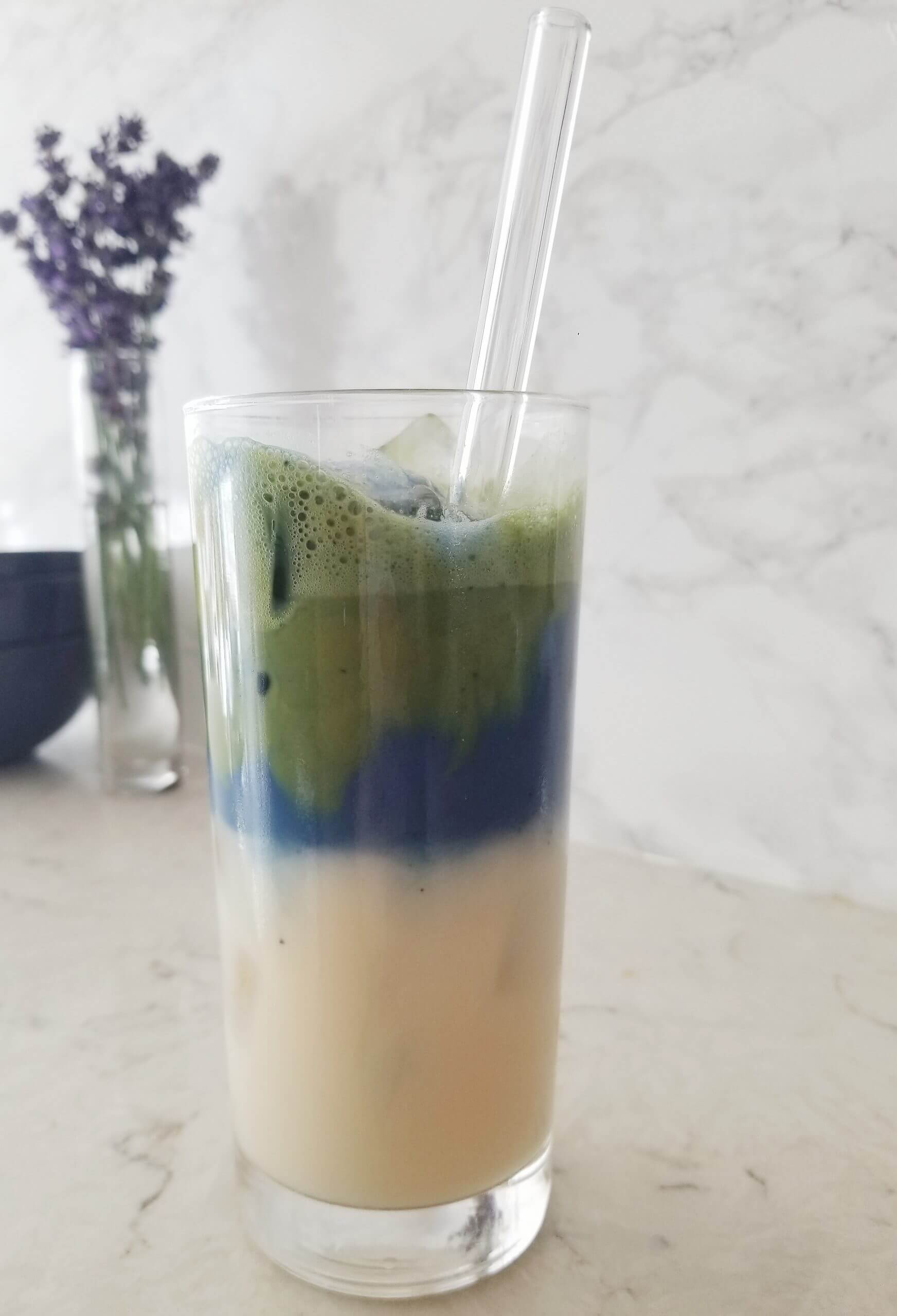 Mermaid Latte (Butterfly Pea Matcha Latte) - The Hint of Rosemary