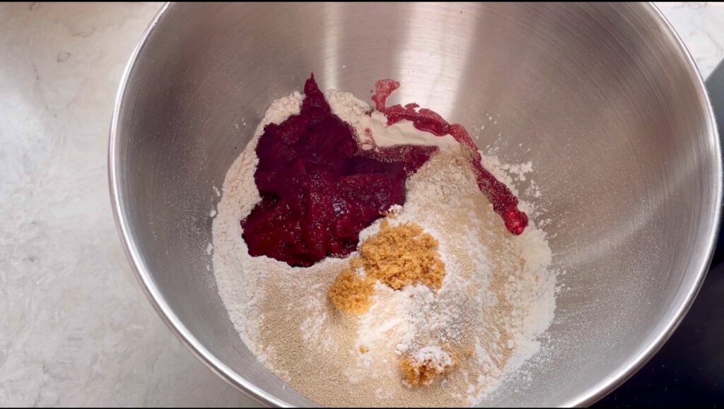Beet Bagels - The Hint of Rosemary