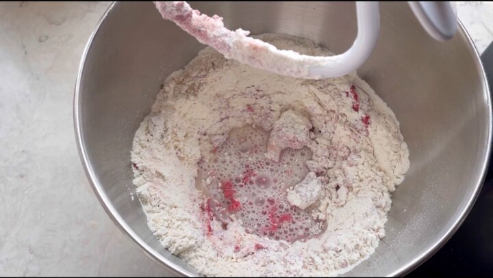 Beet Bagels - The Hint of Rosemary