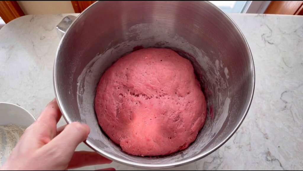 Beet Bagels - The Hint of Rosemary