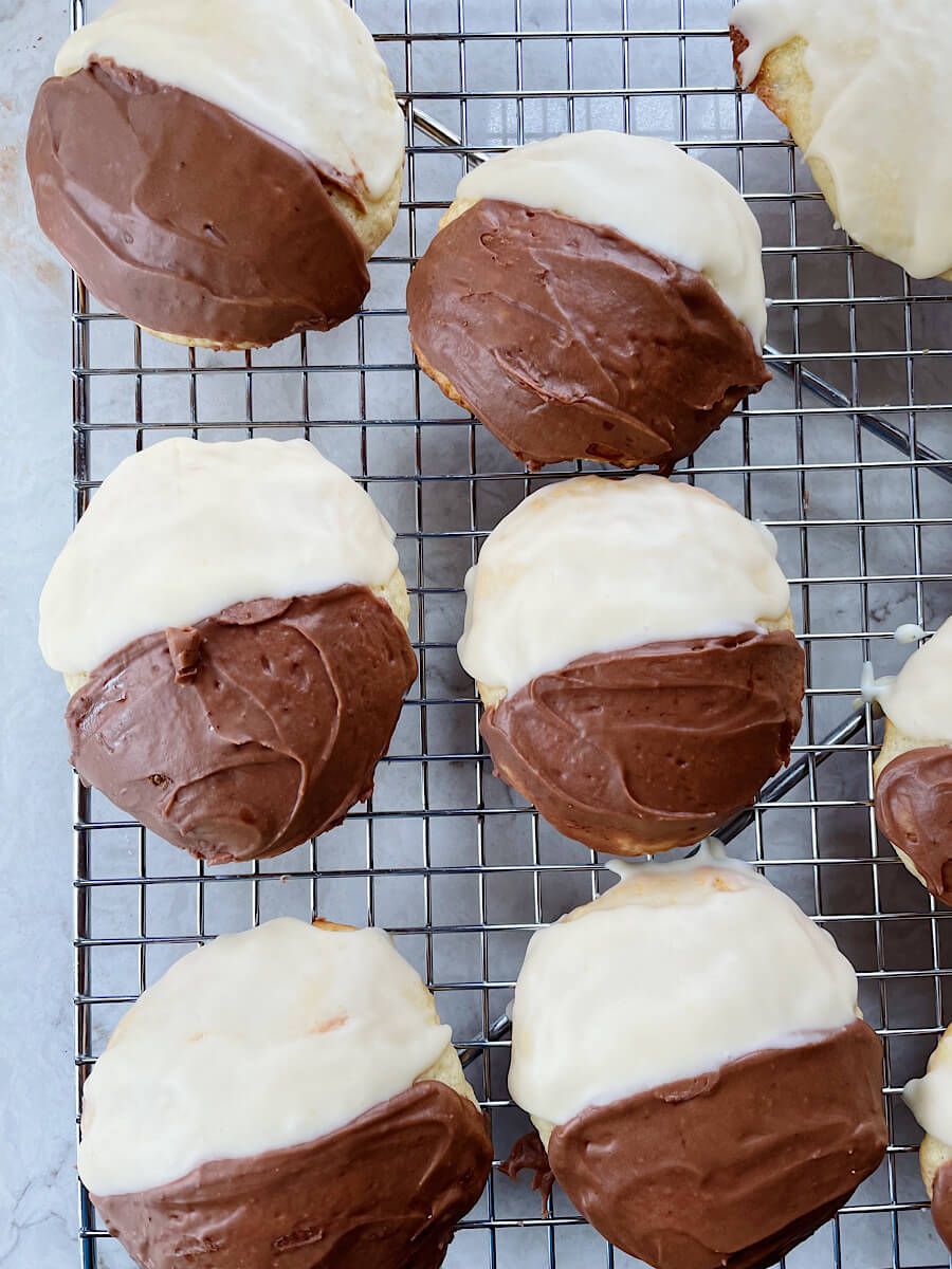 Half Moon Cookies from Upstate New York! - The Hint of Rosemary