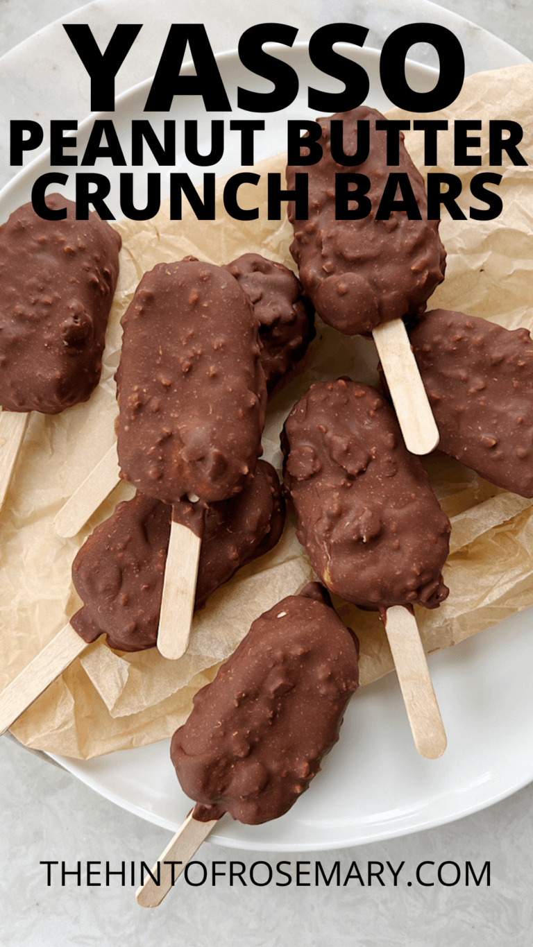 Frozen Greek Yogurt Bars - The Hint of Rosemary