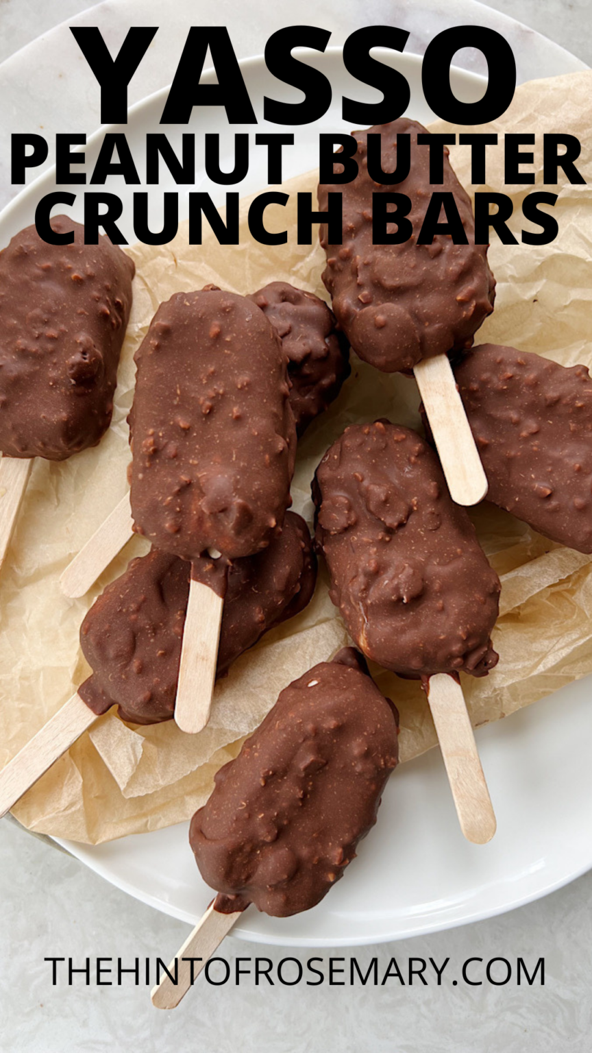 Frozen Greek Yogurt Bars - The Hint of Rosemary