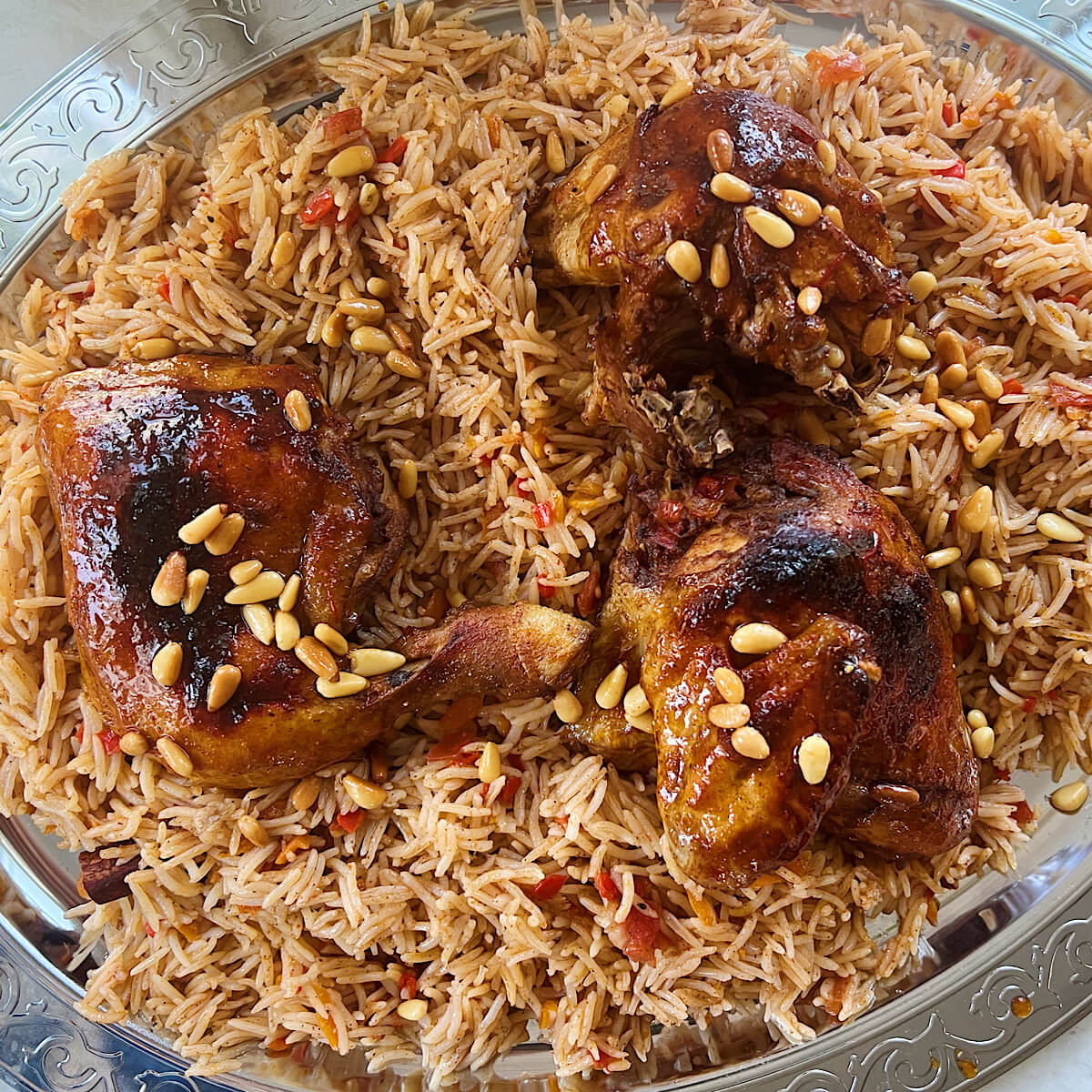 Chicken Kabsa - The Hint of Rosemary